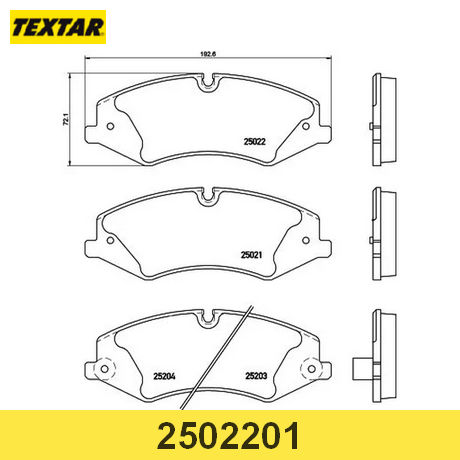 2502201 Textar от 5305 руб. в Москве