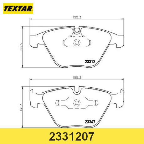 2331207 Textar от 6389 руб. в Москве