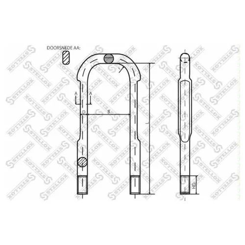 2154121 Scania Стремянка задней рессоры от производителя по спец цене ...