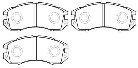 SS794-S ADVICS Колодки тормозные передние к-кт от производителя по спец ...