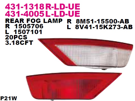 431-1318R-LD-UE Depo от 1148 руб. для Ford Focus II 2008-2011 в Москве