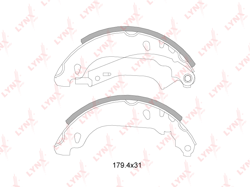 BS-6101 Lynx Колодки барабанные к-кт от производителя по спец цене купить