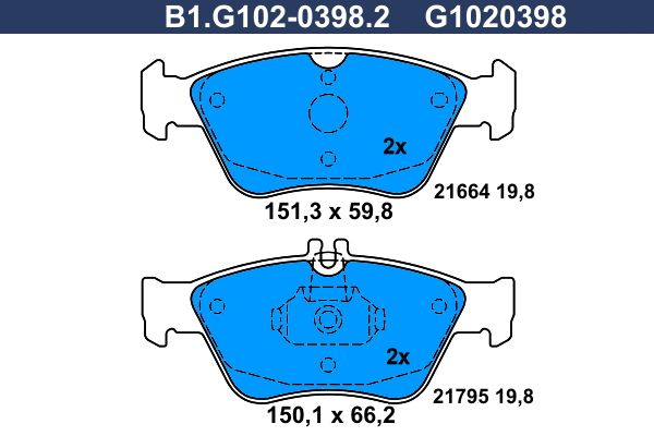 B1.G102-0398.2 Galfer в Москве