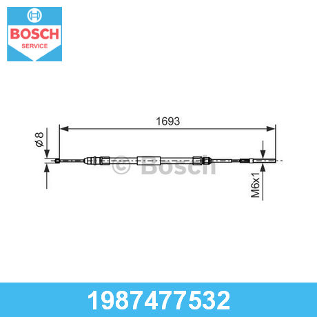 1987477532 BOSCH от 1238 руб. для BMW 3-serie E46 1998-2005 в Москве