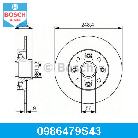 0986479S43 BOSCH от 3422 руб. в Москве