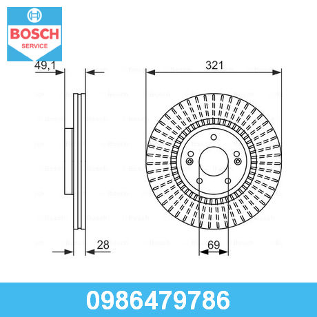 0986479786 BOSCH от 3049 руб. в Москве