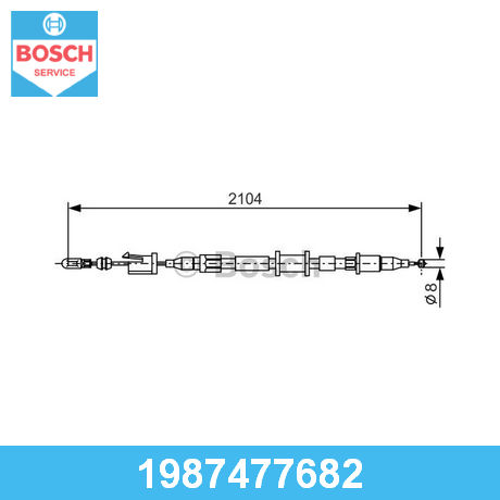 1987477682 BOSCH для SAAB 900 1978-1993 в Москве