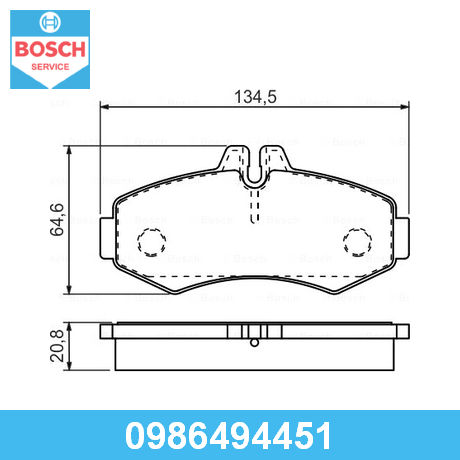 0986494451 BOSCH от 4033 руб. для Mercedes Benz Vito (638) 1996-2003 в ...