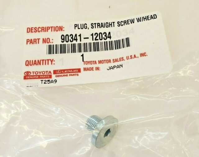 90341-12034 Toyota Пробка маслосливная КПП от производителя по спец ...