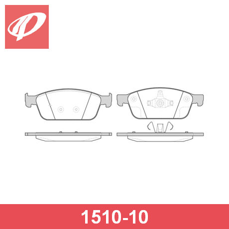 1510.10 Remsa Колодки тормозные передние к-кт от производителя по спец ...