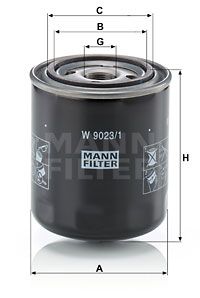 W9023/1 Mann Filter truck Фильтр МКПП от производителя по спец цене ...