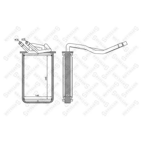 ST-FDR7-395-0 SAT Радиатор отопителя от производителя по спец цене купить