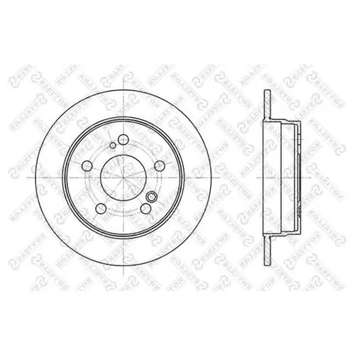 2024230012 Mercedes Benz Диск тормозной задний от производителя по спец ...