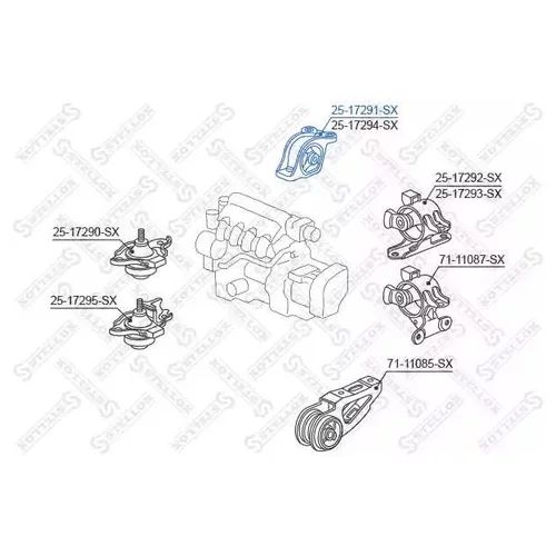 25-17291-SX Stellox от 1617 руб. для Honda Jazz 2002-2008 в Москве