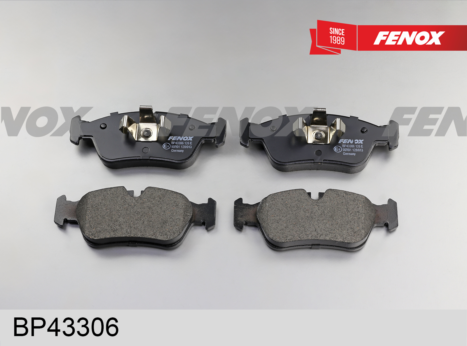 BP43306 FENOX Колодки тормозные передние к-кт от производителя по спец ...