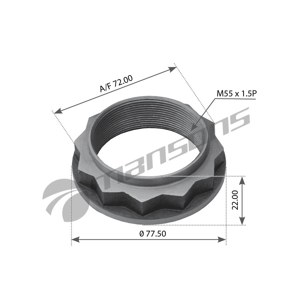 3853510572 Mercedes Benz Гайка хвостовика от производителя по спец цене ...