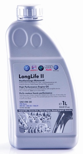 Масло VAG LONGLIFE II 0W30 1Л купить в ЕвроАвто