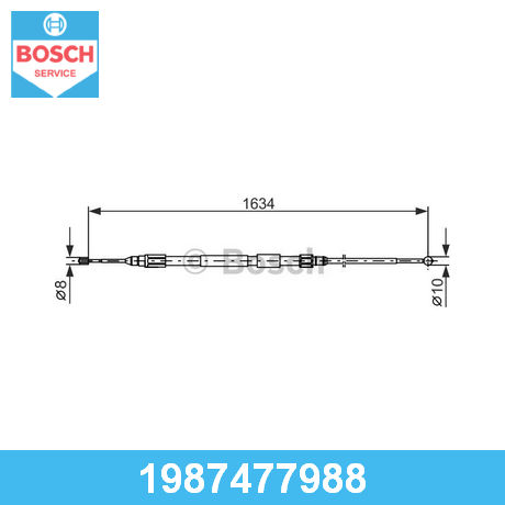 1987477988 BOSCH от 720 руб. для BMW X3 E83 2004-2010 в Москве