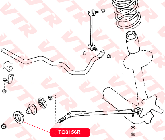 SB21003 JIKIU Сайлентблок растяжки от производителя по спец цене купить ...