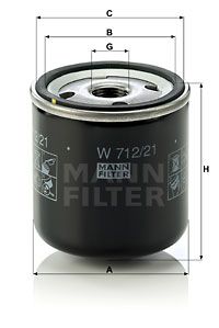 W712/21 Mann Filter от 582 руб. в Москве