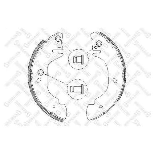 1535029/S FormPart Колодки барабанные к-кт от производителя по спец ...