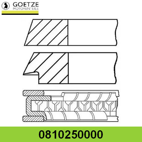 08-102500-00 Goetze от 3173 руб. в Москве