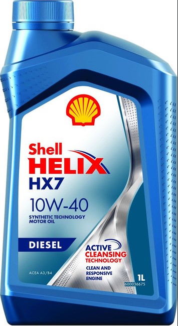 Масло SHELL HELIX HX7 DIESEL 10W40 1Л купить в ЕвроАвто