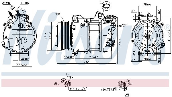 CPLA19D629AC Land Rover Компрессор кондиционера от производителя по ...