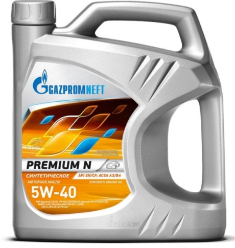 Масло GAZPROMNEFT PREMIUM N 5W40 4Л купить в ЕвроАвто