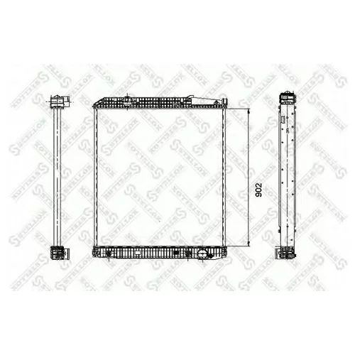 9425001003 Mercedes Benz Радиатор основной от производителя по спец ...