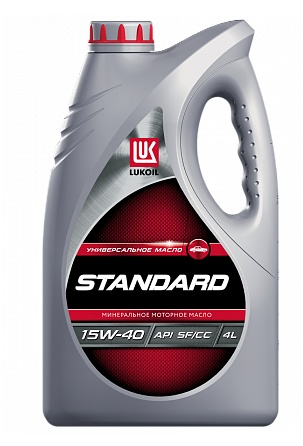 Масло ЛУКОЙЛ STANDARD 15W40 4Л МИНЕРАЛЬНОЕ купить в ЕвроАвто