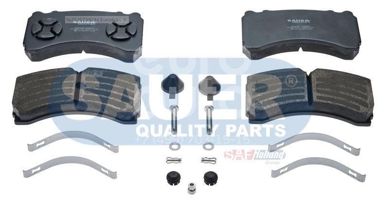 S0572924400 SAUER Колодки тормозные задние дисковые к-кт от ...