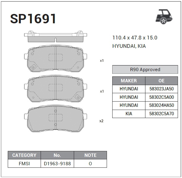 SP1691 Sangsin от 1377 руб. в Москве