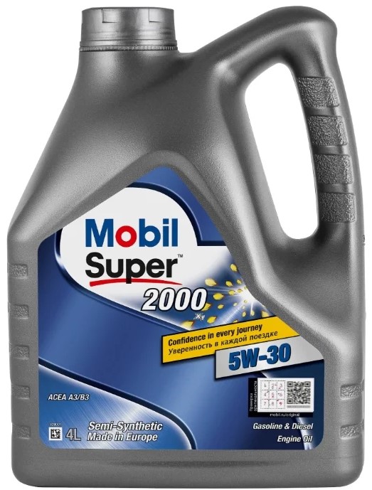 Масло MOBIL SUPER 2000 X1 5W30 4Л купить в ЕвроАвто