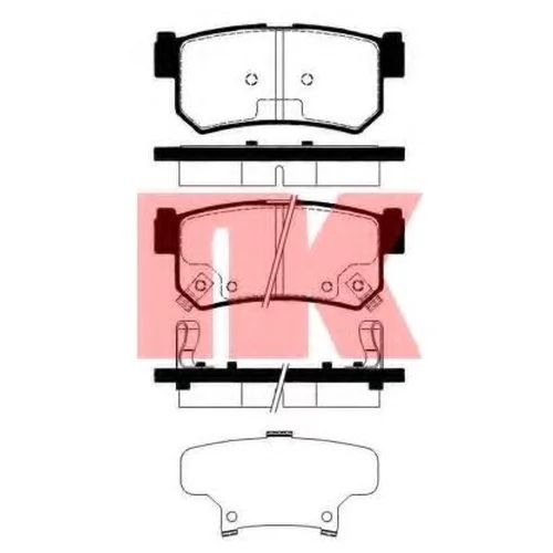 225011 NK Колодки тормозные задние дисковые к-кт от производителя по ...
