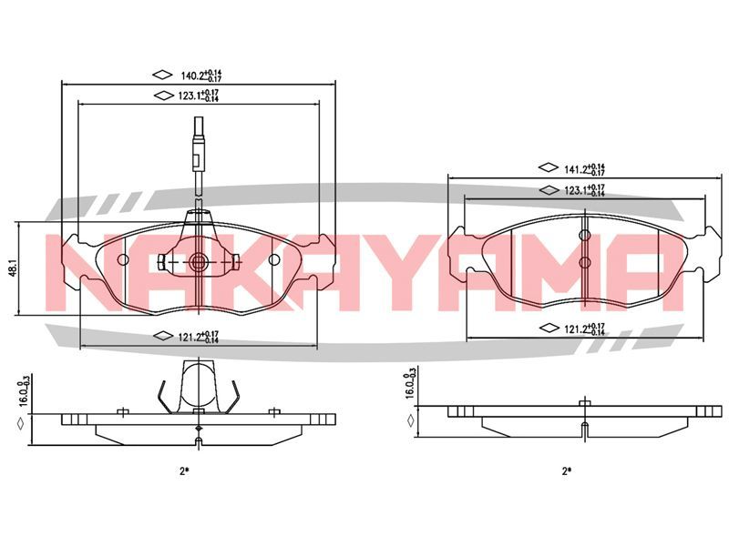 425138 Citroen-Peugeot Колодки тормозные передние к-кт от производителя ...