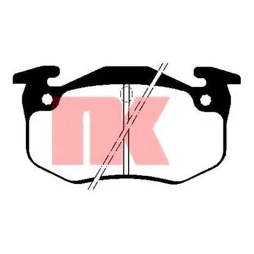 229955 NK Колодки тормозные задние дисковые к-кт от производителя по ...