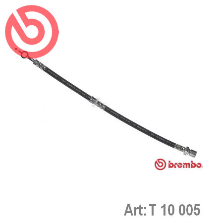 Brembo T10005 Шланг тормозной задний левый