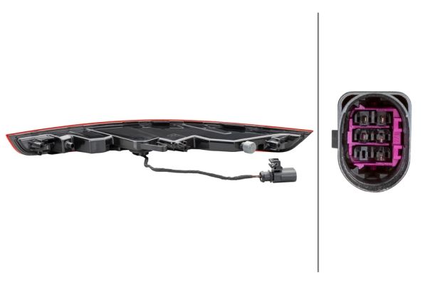 95B945725J VAG Фонарь задний в бампер левый от производителя по спец ...