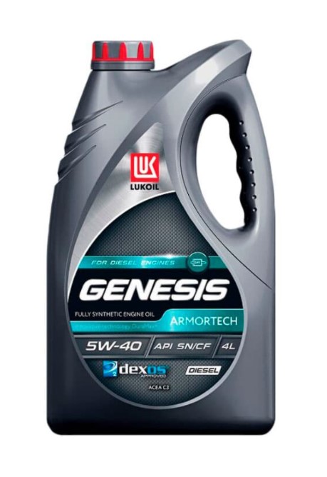 Масло ЛУКОЙЛ GENESIS ARMORTECH DIESEL 5W40 4Л купить в ЕвроАвто