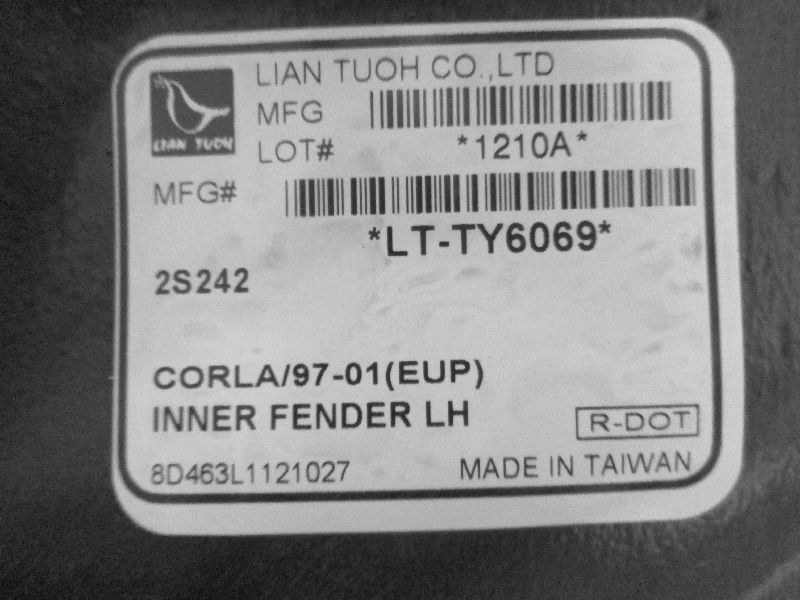 TY11101BL TYG от 1350 руб. для Toyota Corolla E11 1997-2001 в Москве