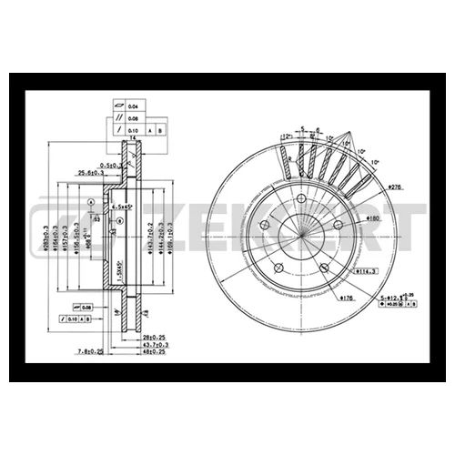 BS-5628 Zekkert от 2915 руб. для Nissan Serena (C24) 2000-2005 в Москве