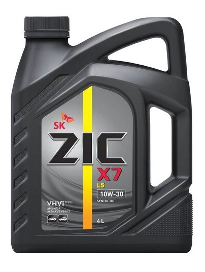 Масло ZIC X7 LS 10W30 4Л СИНТЕТИКА купить в ЕвроАвто