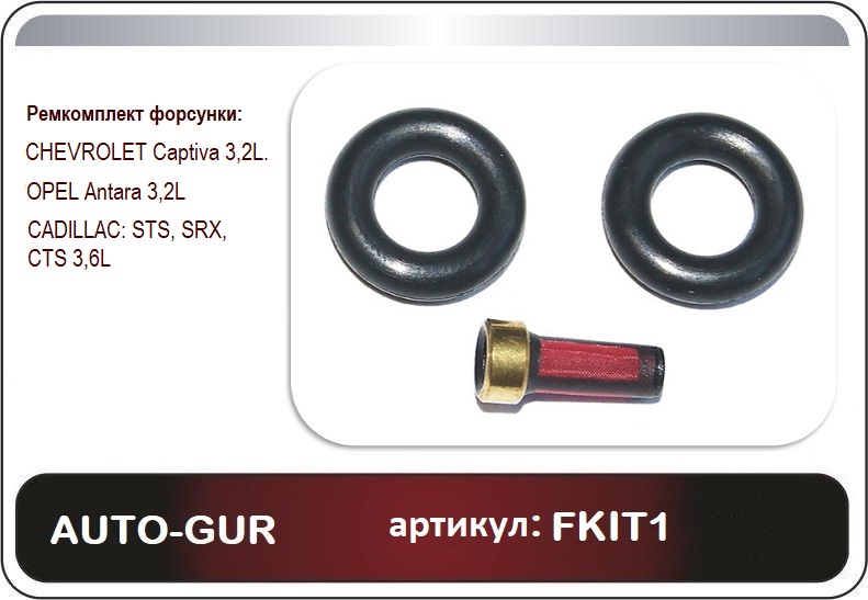 FKIT1 AUTO-GUR Форсунка инжекторная электрическая от производителя по ...