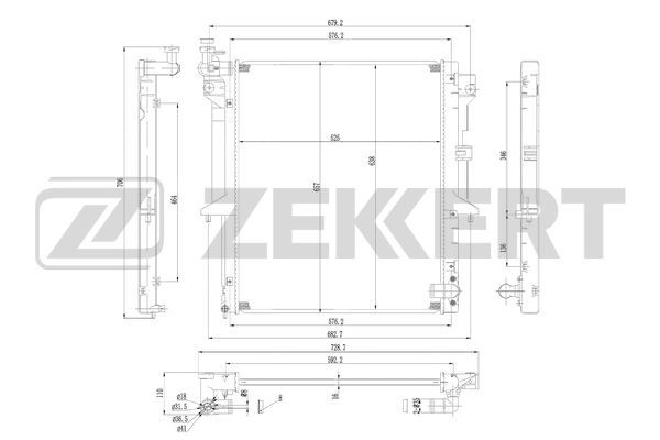 MT2203 AVA Радиатор основной от производителя по спец цене купить