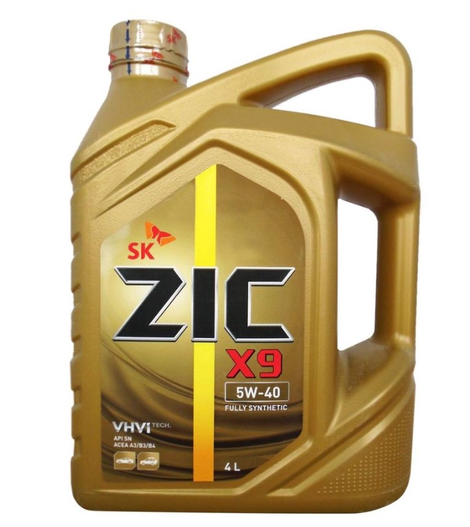 Масло ZIC Х9 5W40 4Л СИНТЕТИКА купить в ЕвроАвто