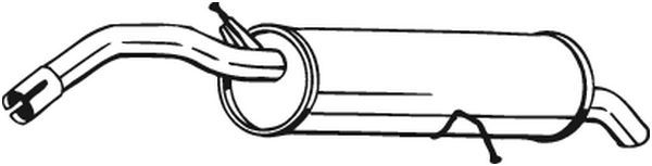 Bosal 190-243 Глушитель основной