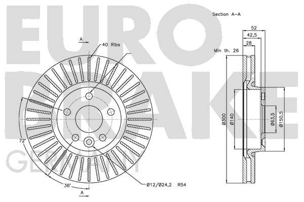 5815202573 Eurobrake от 2010 руб. в Москве