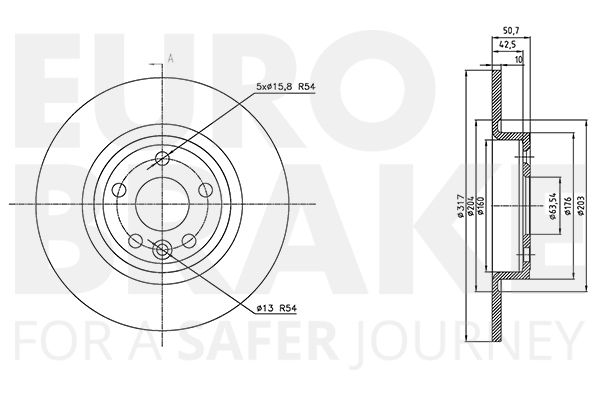 5815314058 Eurobrake от 3149 руб. для Land Rover Range Rover Evoque ...
