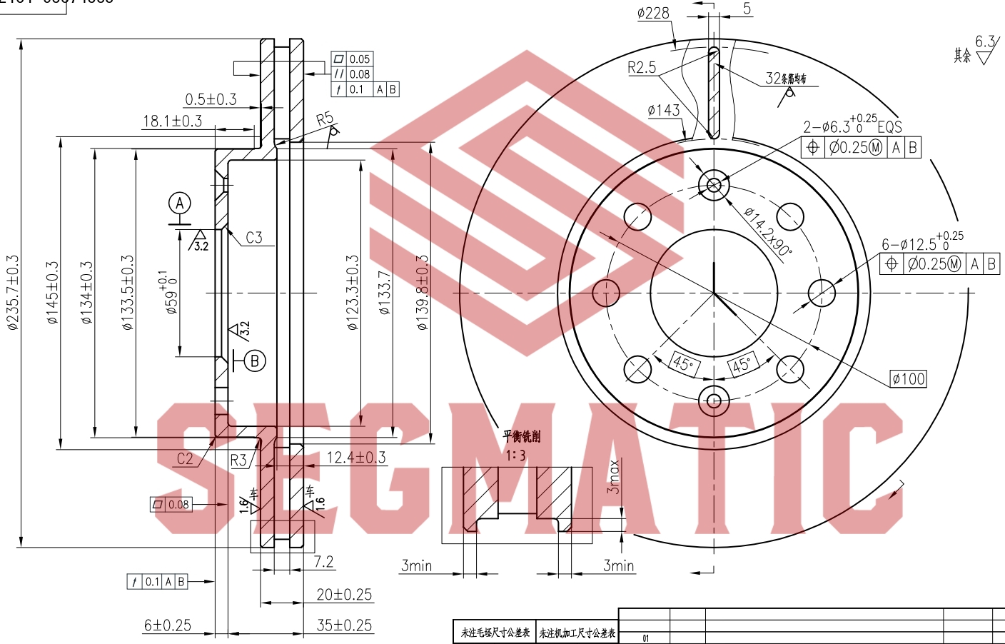 MD3001 MB KOREA Диск тормозной передний вентилируемый от производителя ...